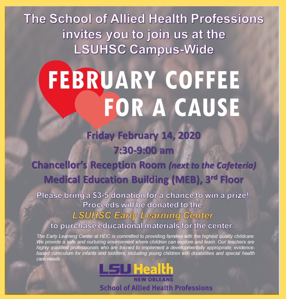 Coffee for a Cause, Friday February 14th – Libraries News